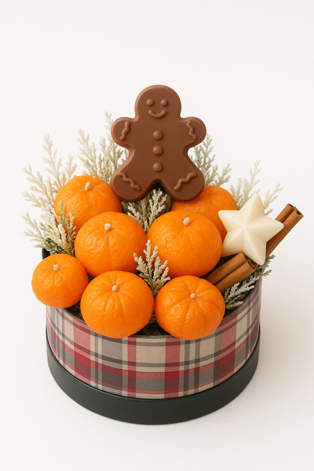 Mandarin Candle Gift Box Handmade Tangerine Candles With Gingerbread ...