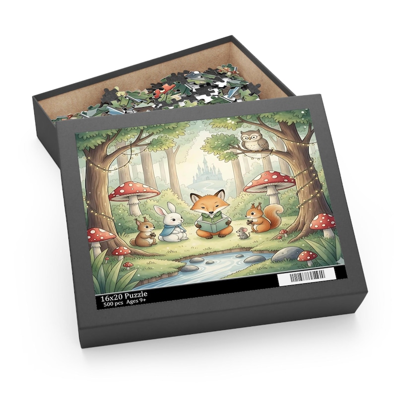 Whimsical Forest Animal Puzzle | 120, 252, 500-piece Jigsaw, Nature ...