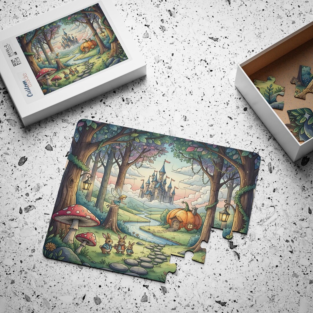 Kids' Fairy Tale Puzzle, 30-piece Magical Adventure, Family Fun ...