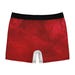 Festive Santa Boxer Briefs for Men, Funny Holiday Underwear, Christmas ...