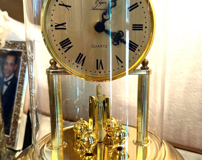 Vintage Elgin American Quartz Anniversary Clock. - Etsy