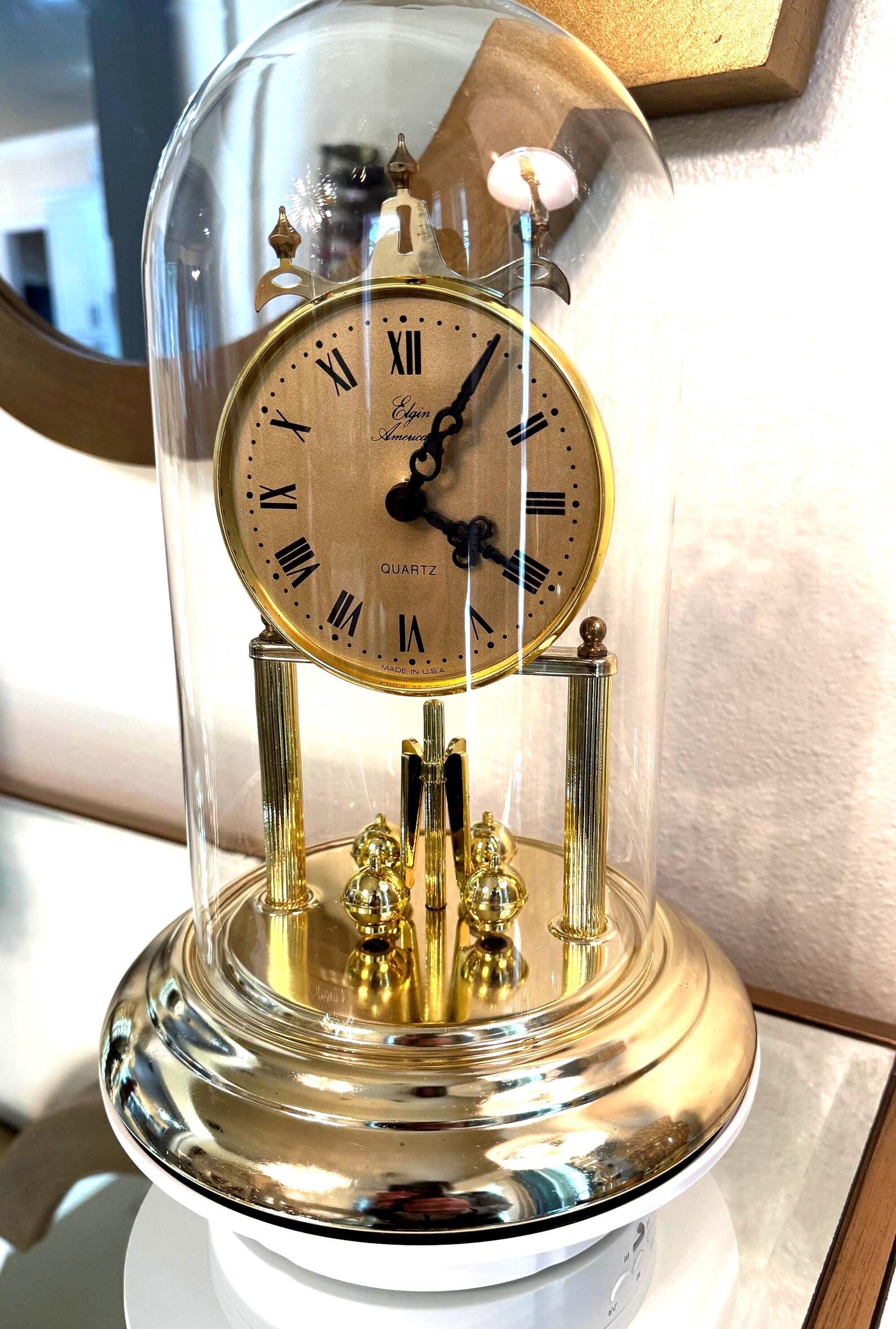 Vintage Elgin American Quartz Anniversary Clock. - Etsy