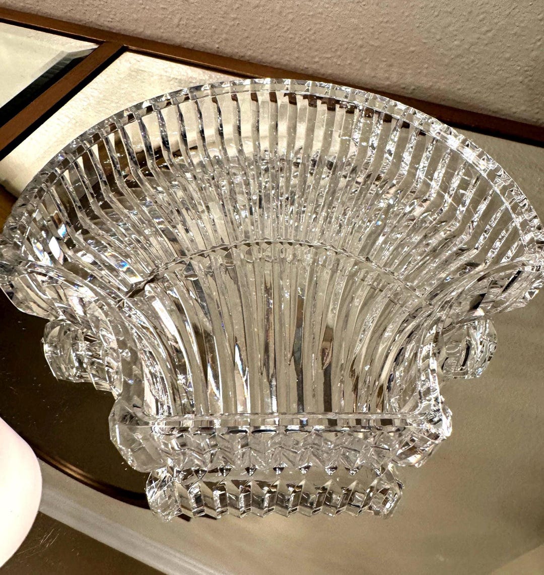 Waterford Crystal Scalloped Sea Shell Trinket Dish. in Mint Condition ...