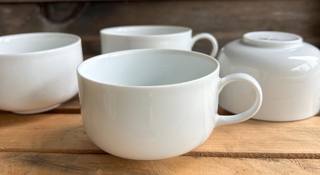Vintage Set of 4 Melitta Germany Porcelain Cups. - Etsy