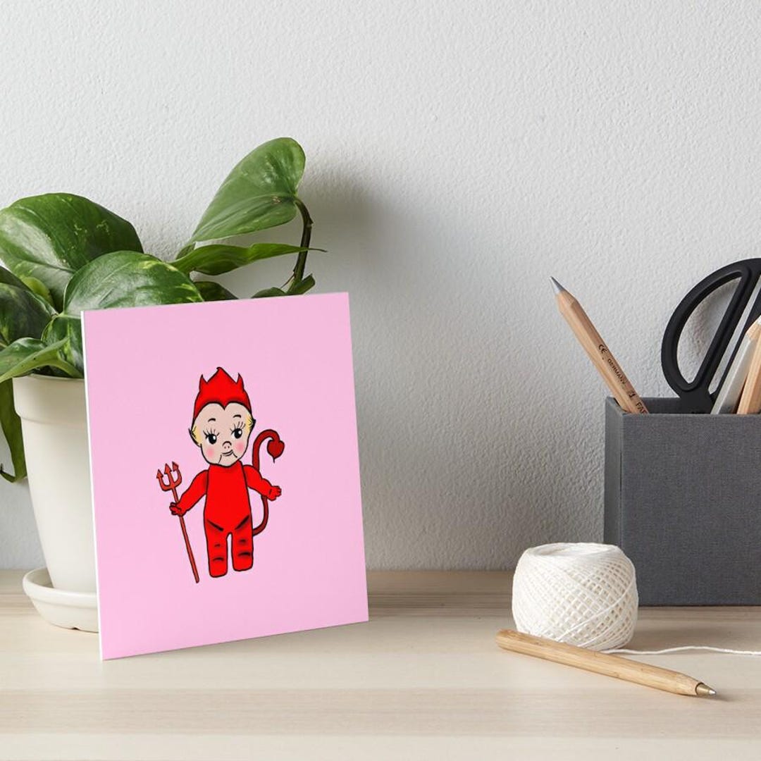 Kewpie Devil Art Print Digital Download Cute Sonny Angel Kewpie ...