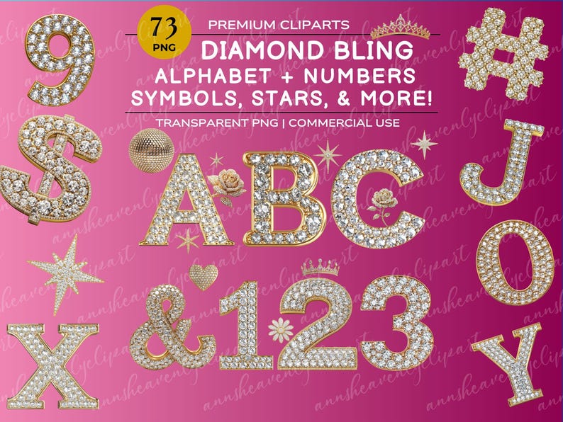 Alphabet, Diamond Letters, Diamond Alphabet, Diamond Numbers, Symbols ...