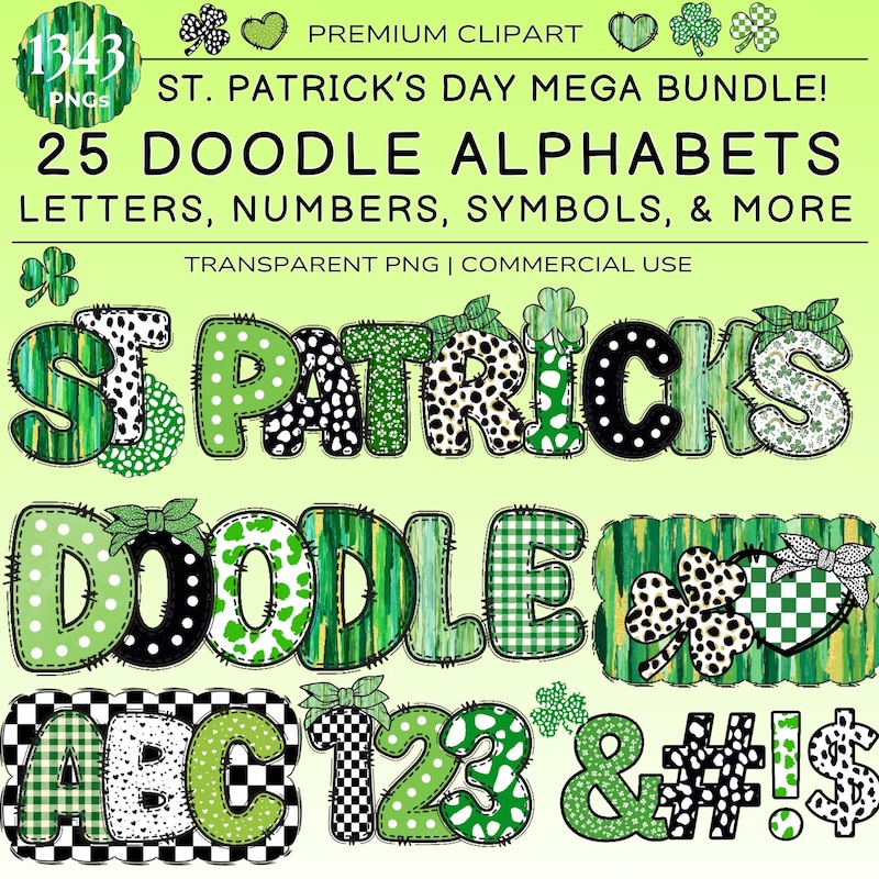 St Patricks Clip Art - Etsy