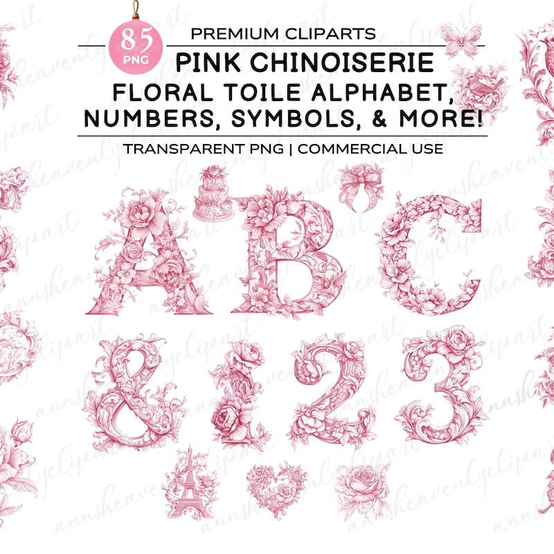 Toile Alphabet Letters - Etsy