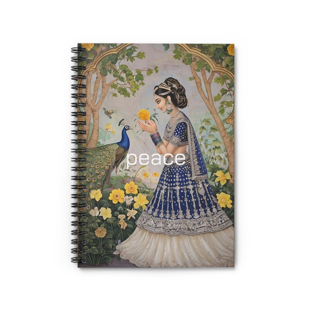 Vintage Bollywood Spiral Notebook - Elegant Journal Gift - Etsy