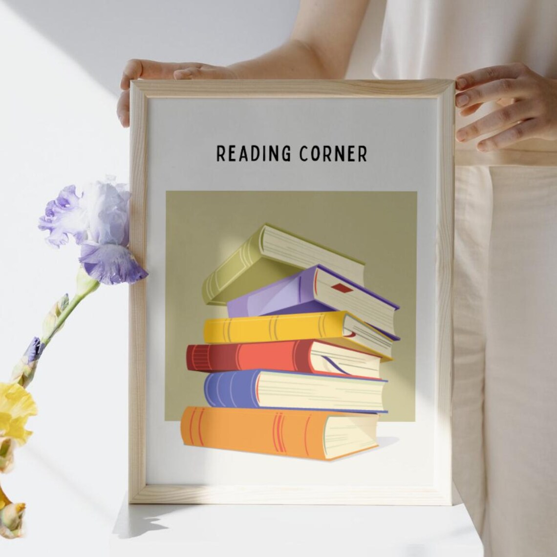 Reading Corner Poster Reading Corner Sign Let's Read Poster Playroom ...