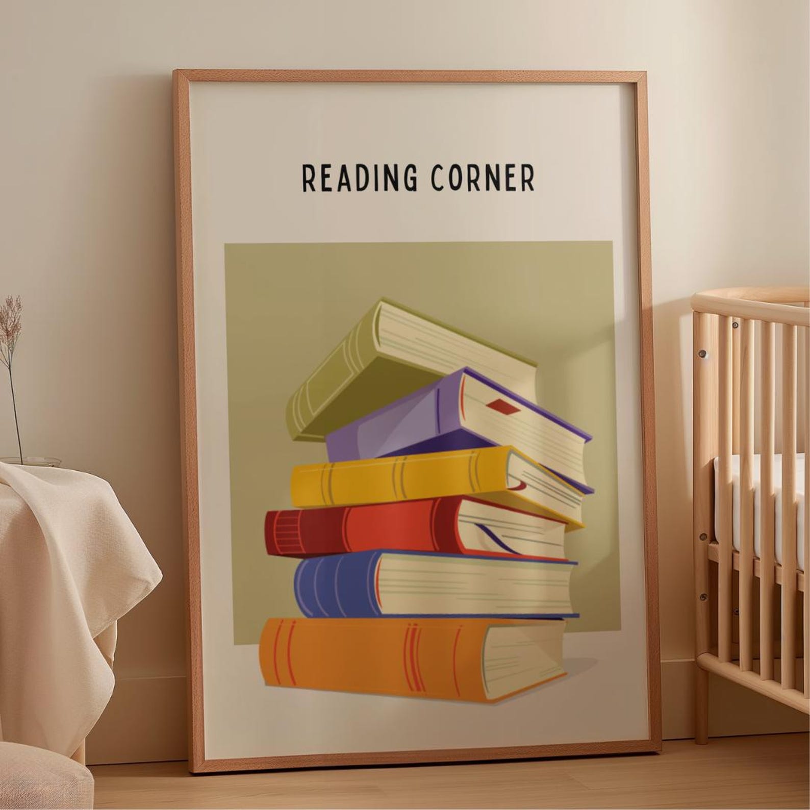 Reading Corner Poster Reading Corner Sign Let's Read Poster Playroom ...