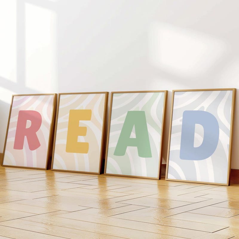 Reading Poster - Etsy