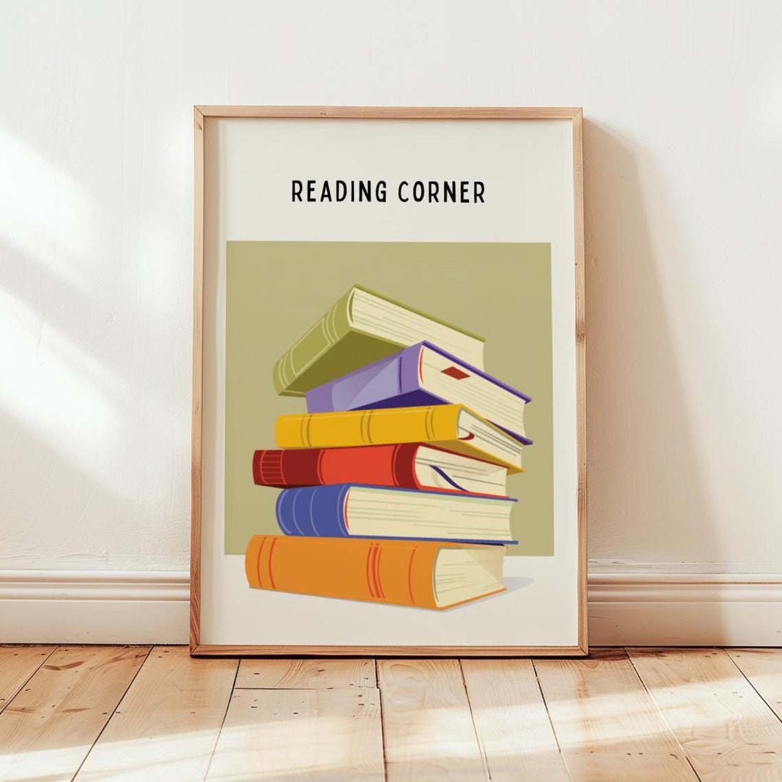 Reading Corner Poster Reading Corner Sign Let's Read Poster Playroom ...