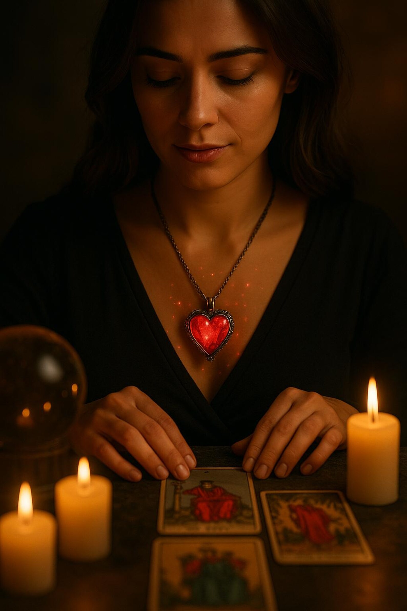 Red Heart Love Spell Necklace – Venus Ritual & Soulmate Attraction ...
