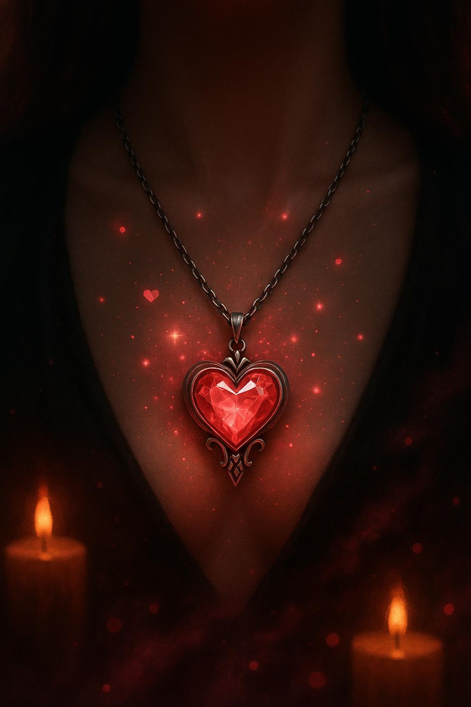 Red Heart Love Spell Necklace – Venus Ritual & Soulmate Attraction ...