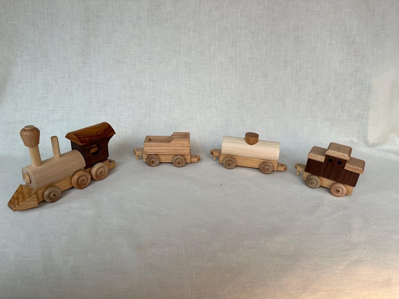 Handmade Wooden Toy Train for Kids - Etsy