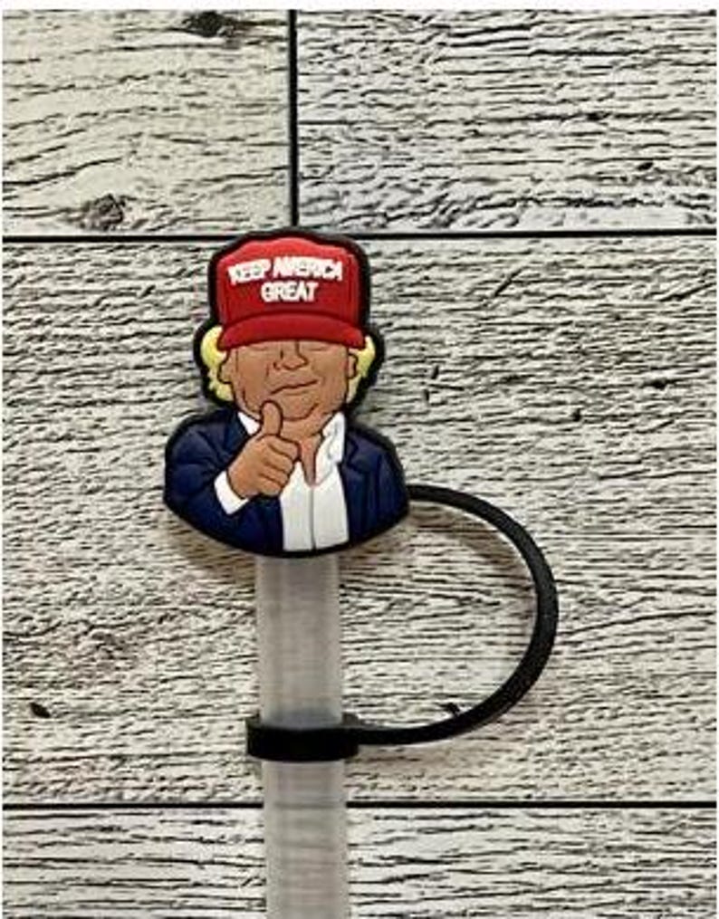 Trump 2024, Trump for President, Trump MAGA Stanley Straw Topper, Trump ...