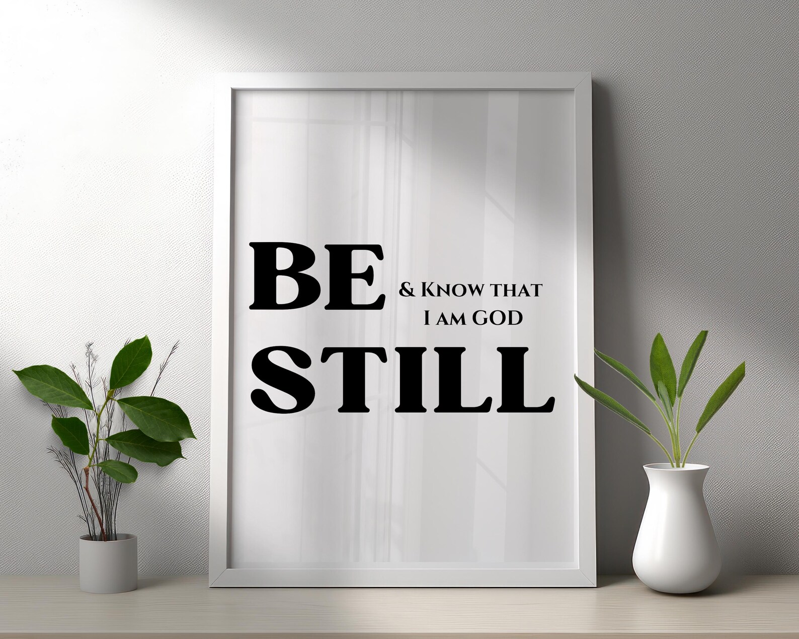 Be Still and Know That I Am God Wall Quote ,inspiring Quotes,spiritual ...