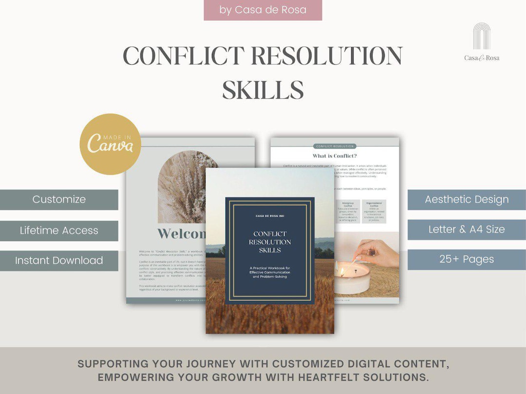 Conflict Resolution Skills Workbook, A Practical Digital Guide for ...