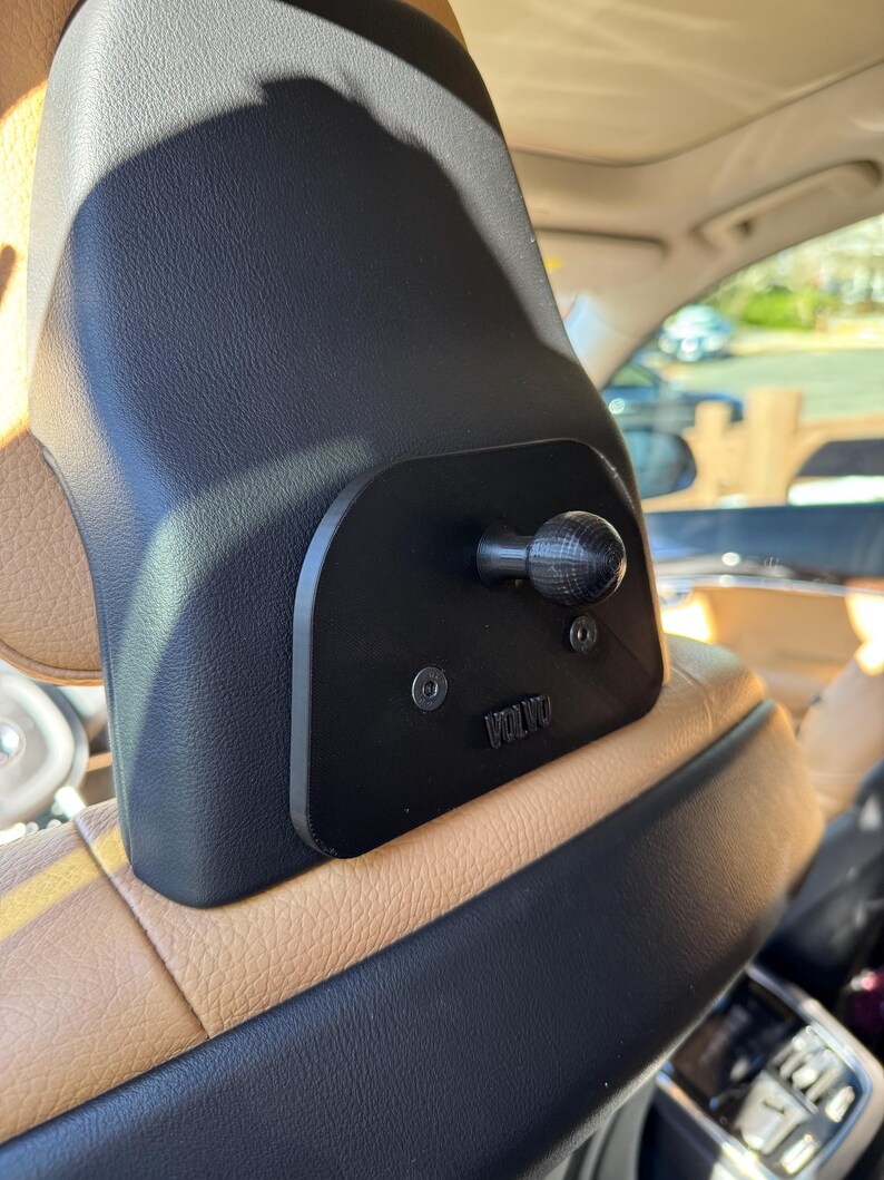Volvo Headrest Tablet Holder - Custom Embossed - Etsy