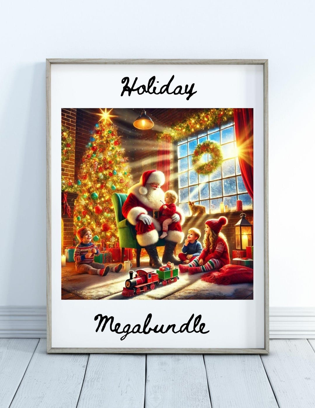 Vibrant Christmas Mega Pack 150 Digital Backgrounds – Downloadable High ...