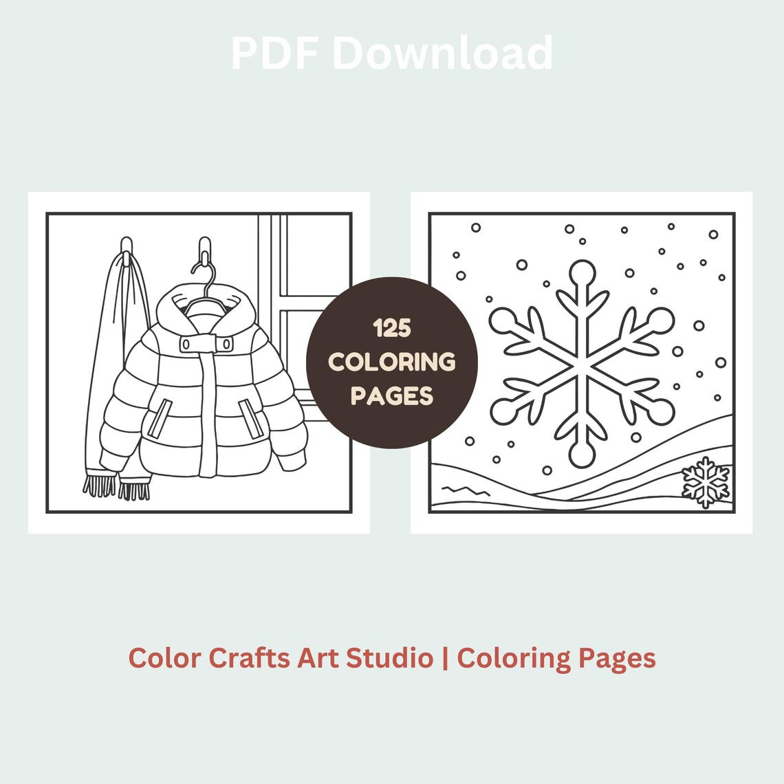 Cozy Winter Bold Easy Coloring Book - Etsy