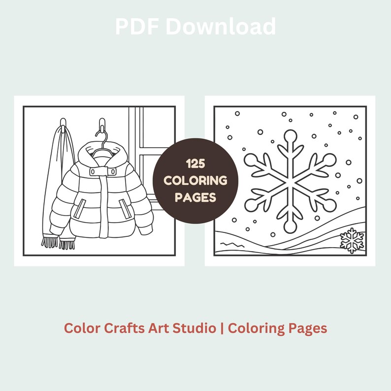 Cozy Winter Bold Easy Coloring Book - Etsy UK