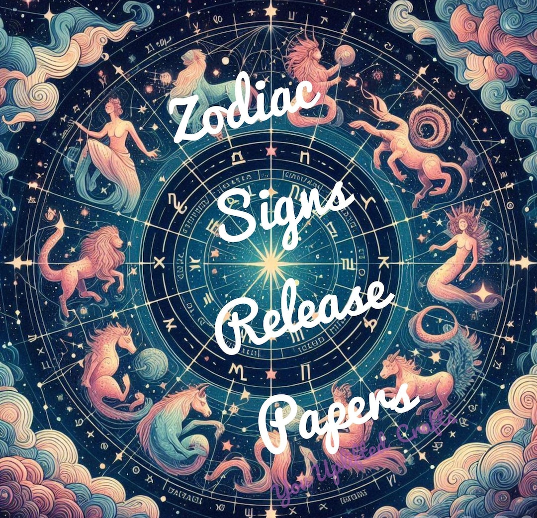 Zodiac Release Papers - Etsy