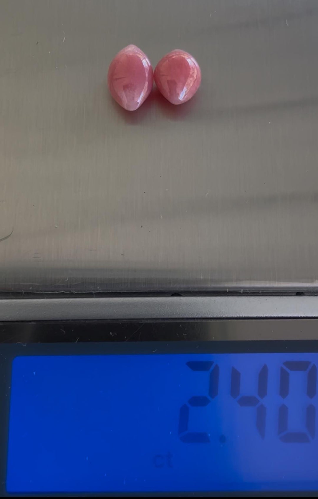 100%natural Pink Conch Pearls Pair 2.35cts - Etsy