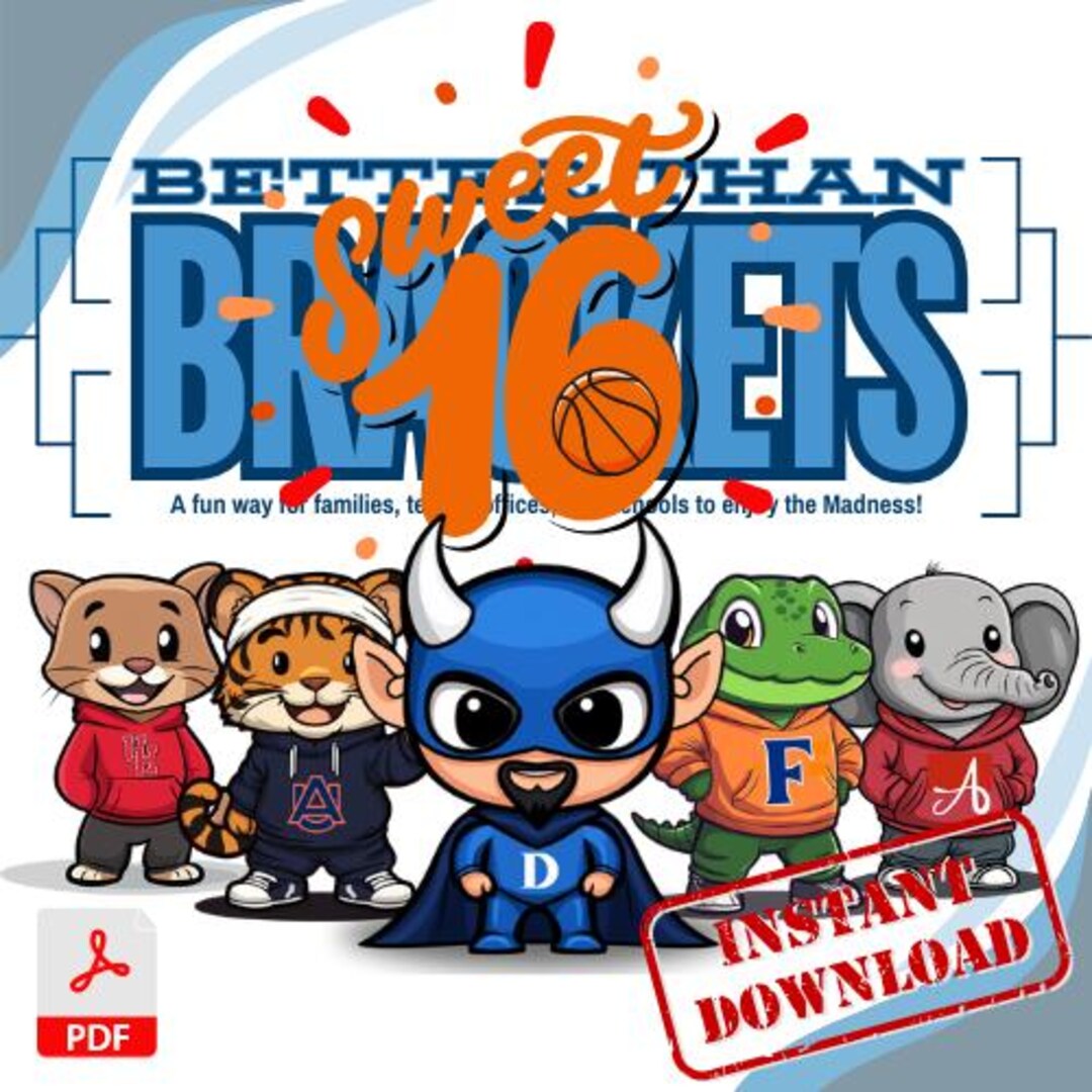 2025 Sweet 16 Men's Basketball March Madness - Etsy