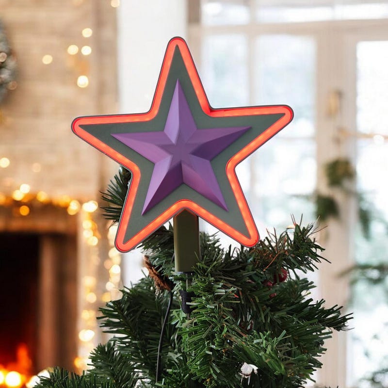 Christmas Tree Topper - Etsy