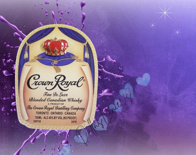 20 Oz Crown Label Editable Sublimation Tumbler Template - Etsy