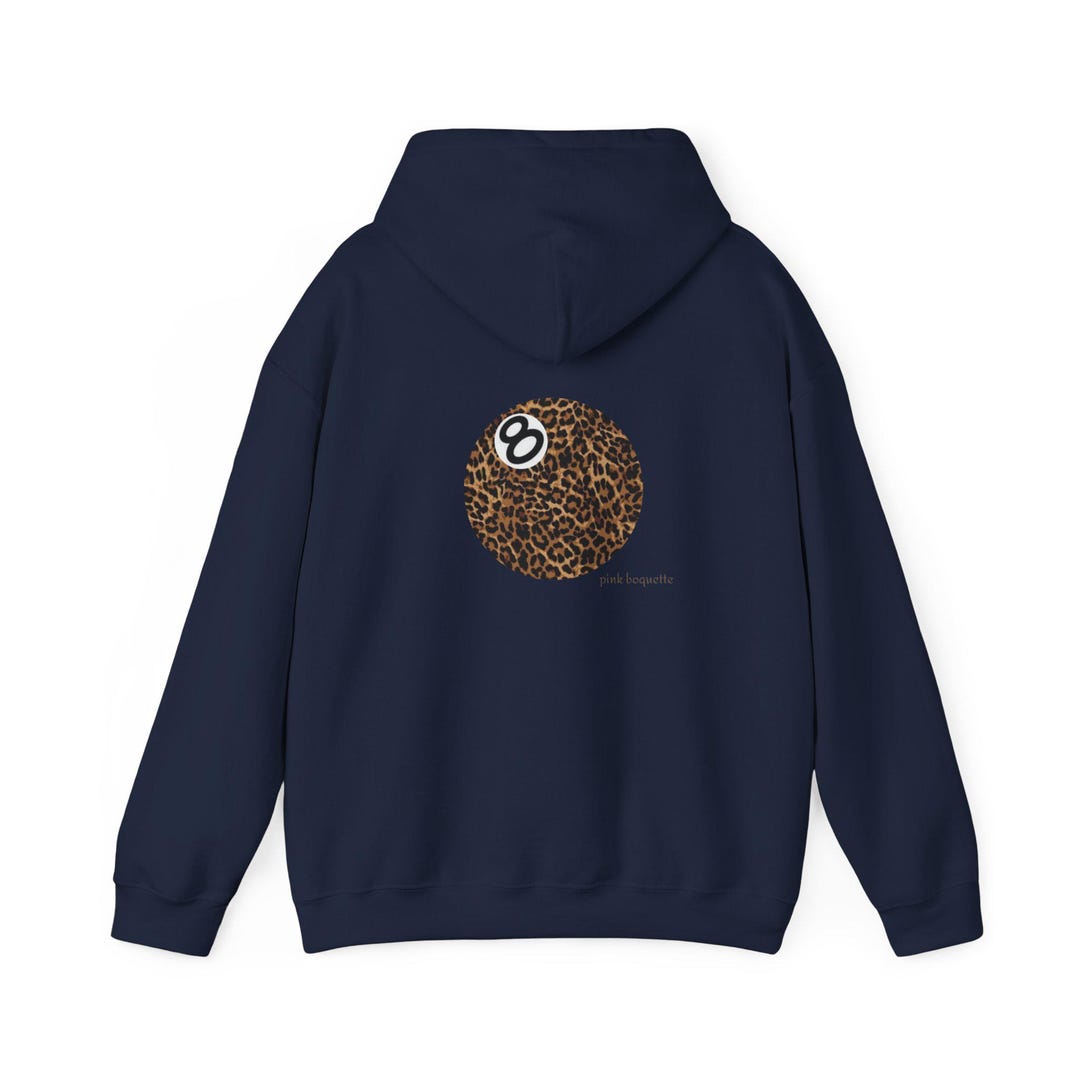 Branded Leopard Print 8 Ball Hoodie - Etsy