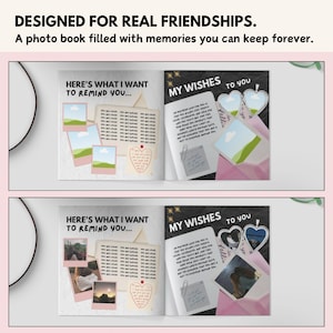 Birthday Photo Book Template | Personalized Best Friend Birthday ...