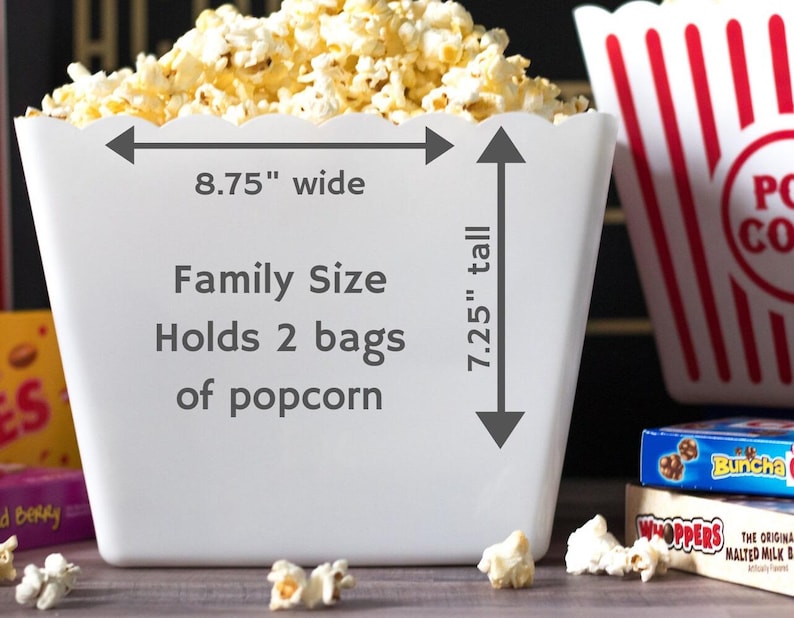 Personalized Popcorn Buckets - Etsy