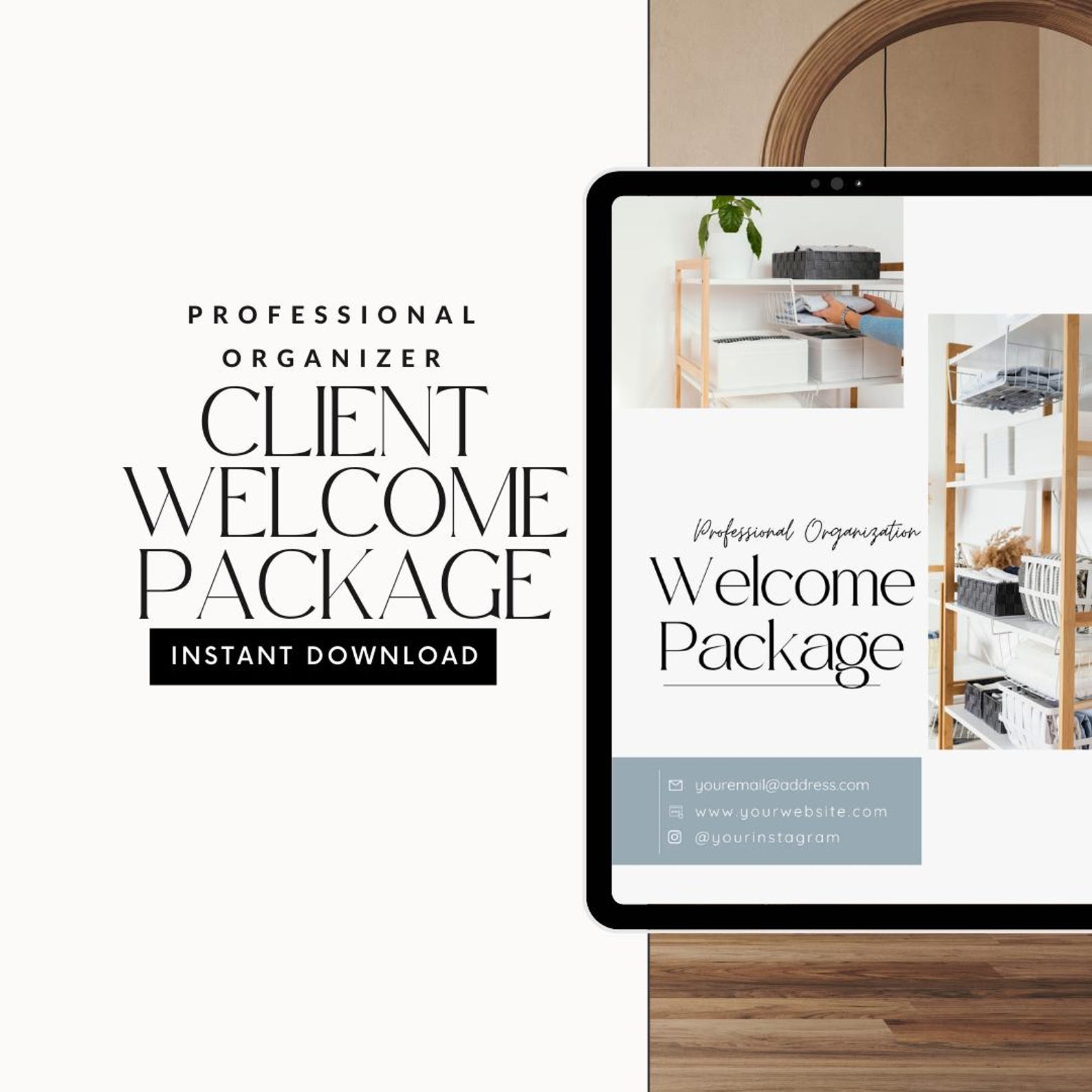 Professional Organizer Client Welcome Package - Etsy