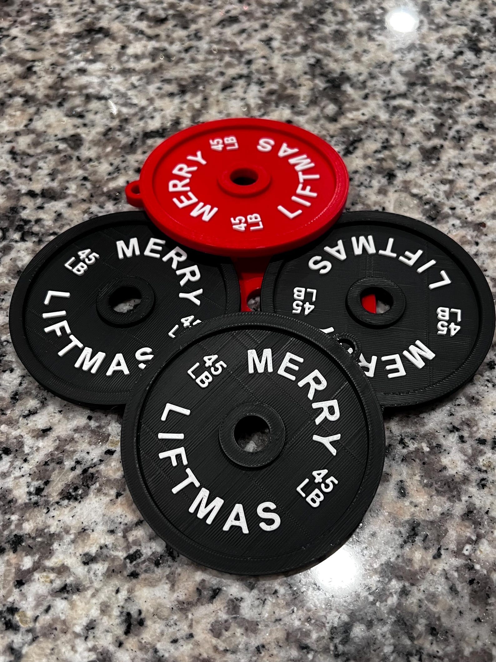 Merry Liftmas Weight Plate Ornament: Funny Gym Christmas Decor - Etsy