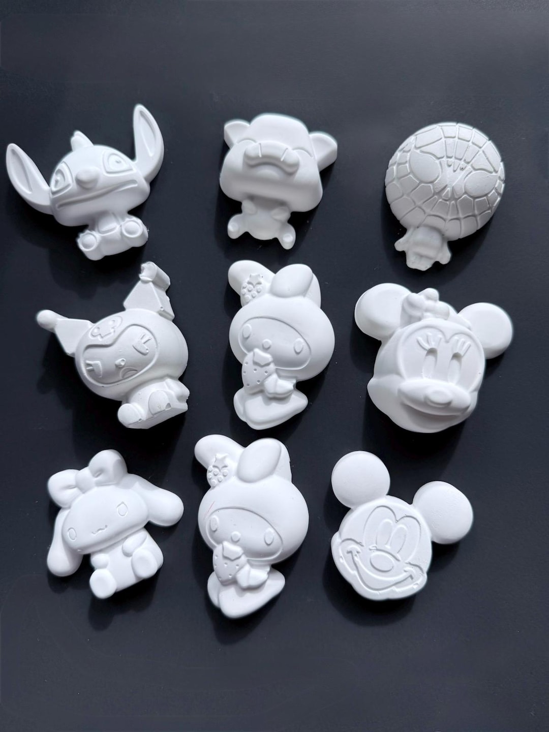 DIY Ceramic Figurines for Kids – Paintable Craft Set With 12 Paint ...