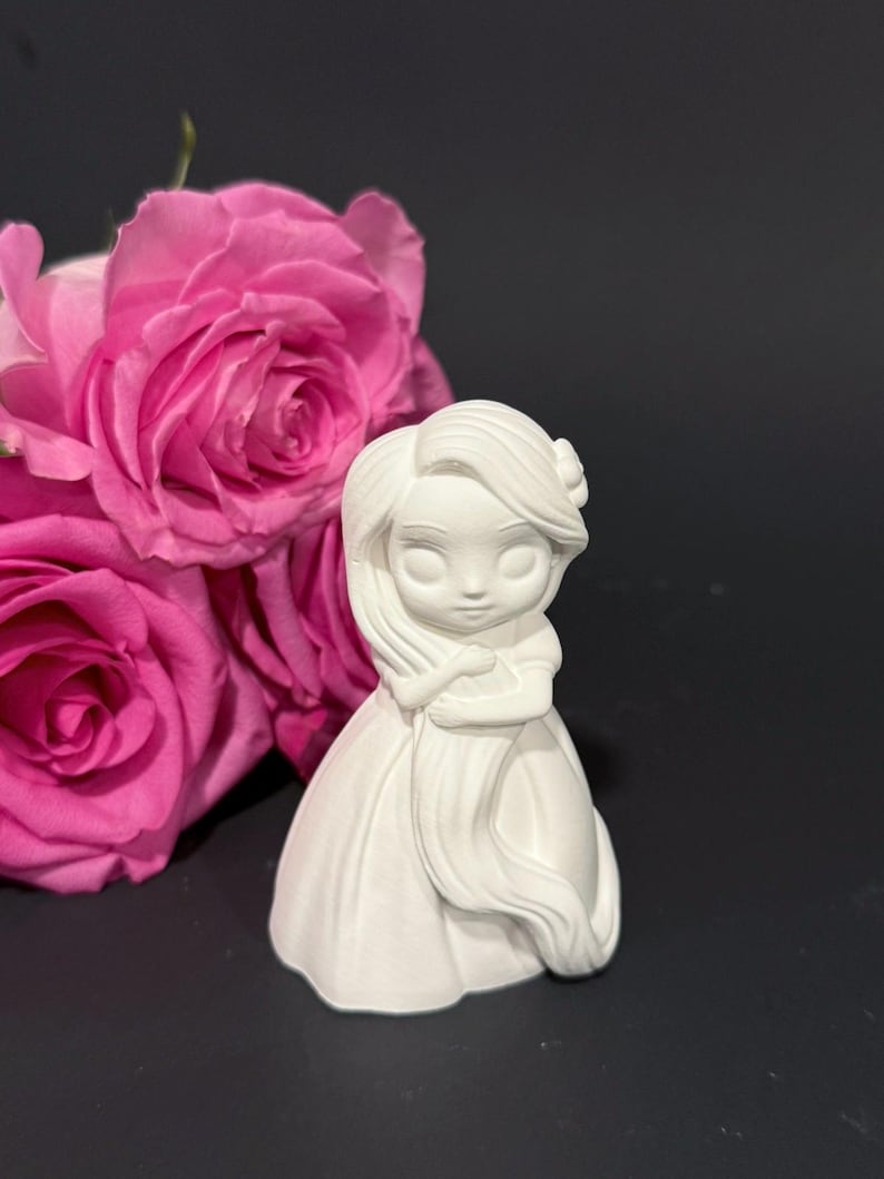 Princess Figurine Painting Kit: Ceramic Resin DIY Craft Set - Etsy