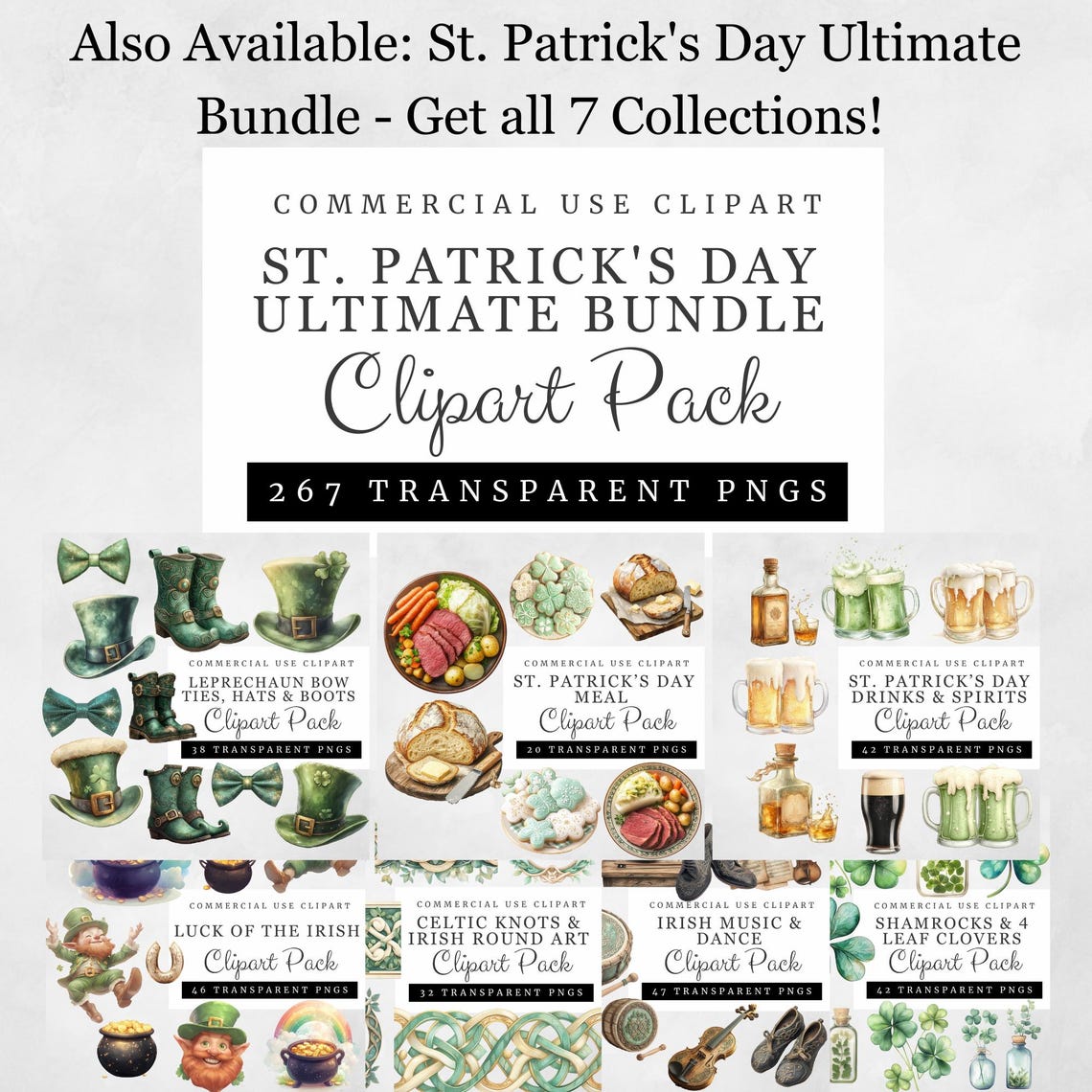 Celtic Knots Borders & Irish Round Art Clipart for St. Patrick's Day ...