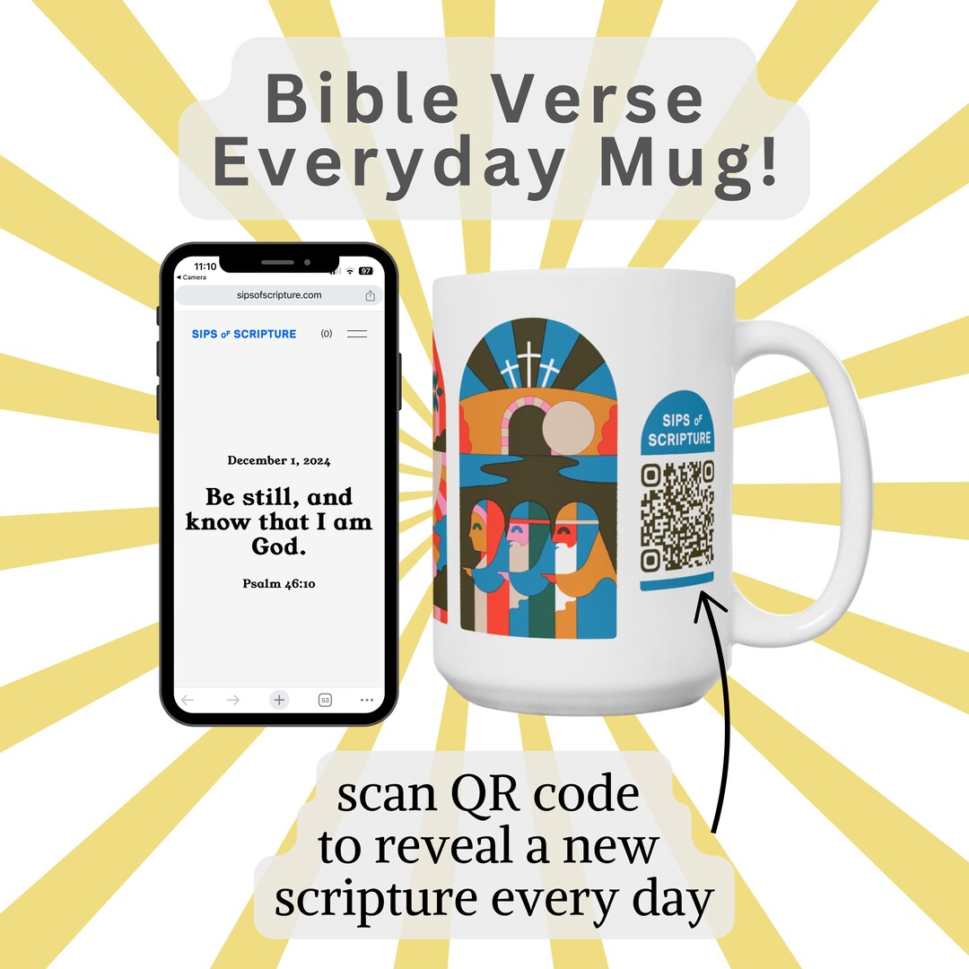 365 Bible Verses,christian Affirmation Mug,bible Verse Mug,christian ...