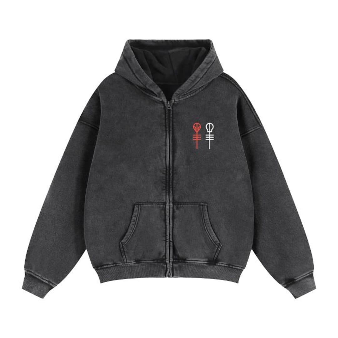 Twenty One Pilots, Skeleton Clique Zip up Distressed Hoodie! Subtle ...
