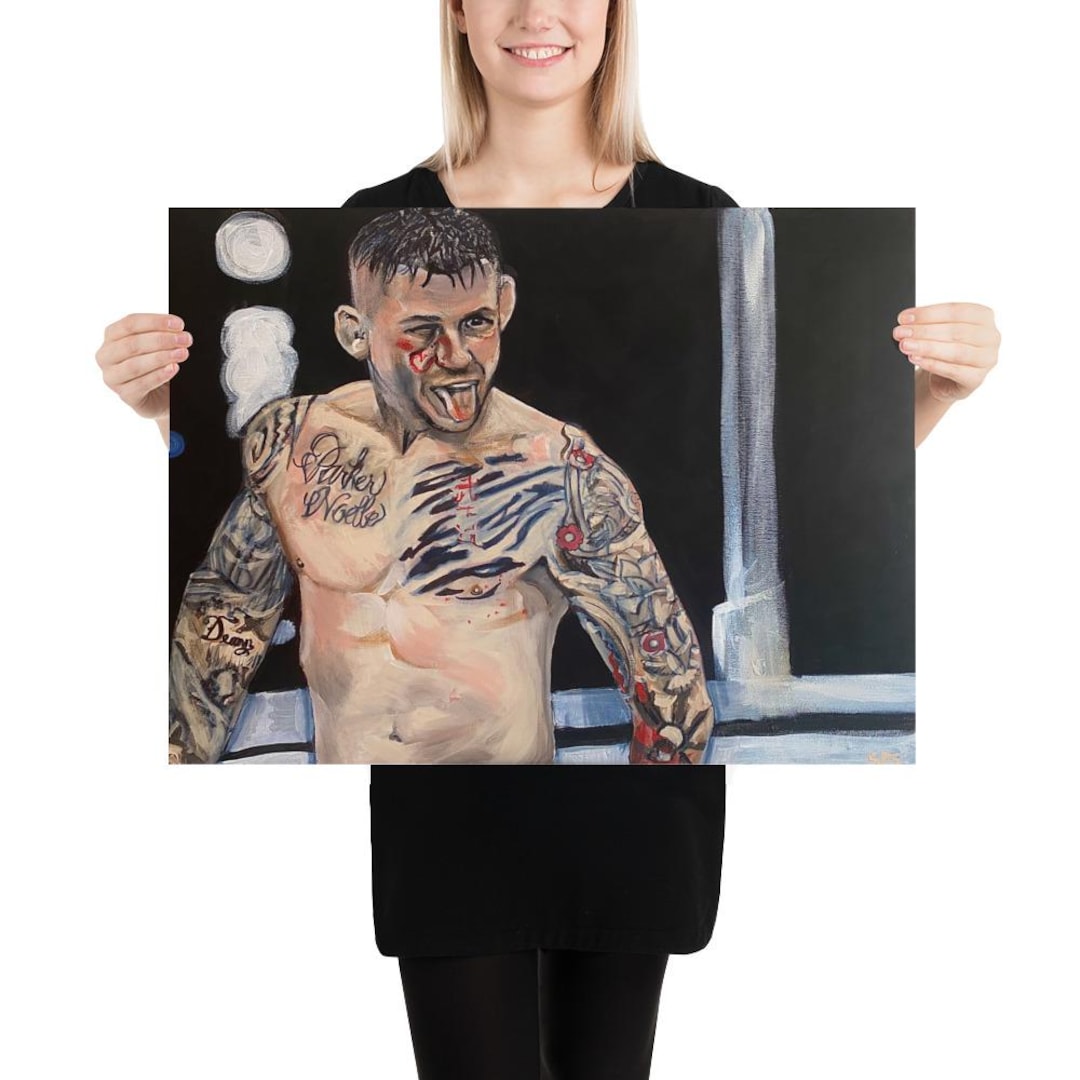 Dustin Poirier UFC Mma Acrylic Portrait Poster Print - Etsy