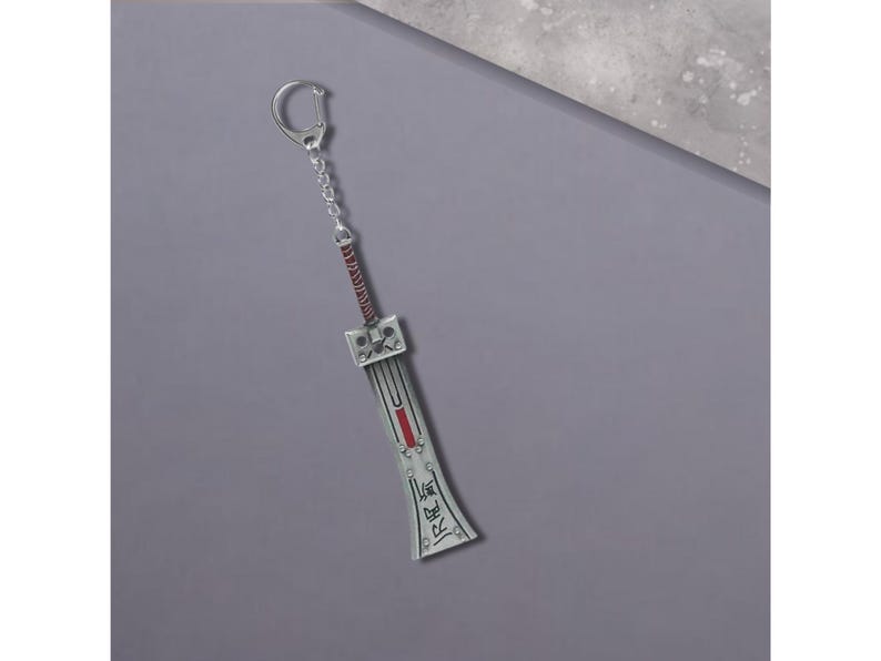 Fantasy Remake Sword Keychain, Iconic Buster Weapon Keyring, Sword Gift ...