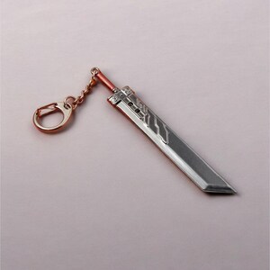 Fantasy Remake Sword Keychain, Iconic Buster Weapon Keyring, Sword Gift ...