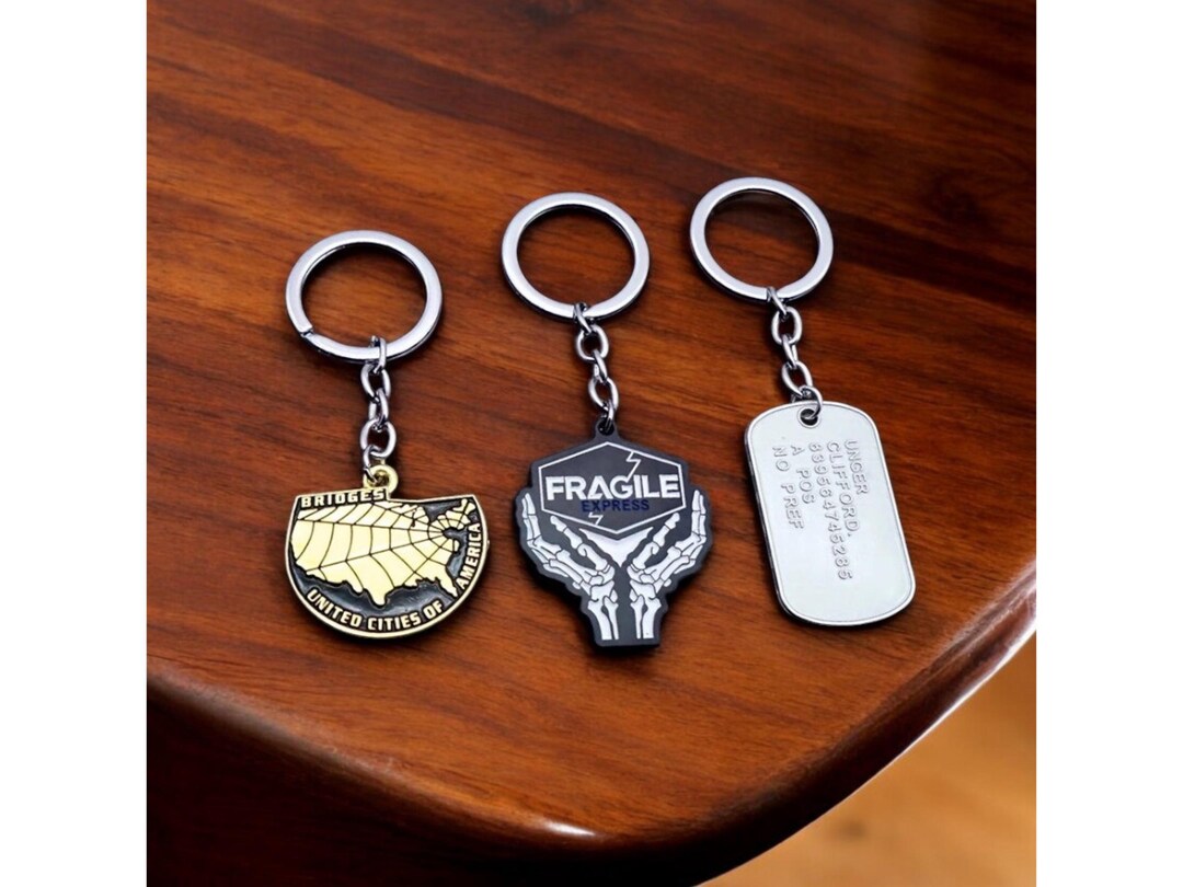 Death Stranding Game Keychain, Metal Fashion Dog Tag Keychain, Keychain ...