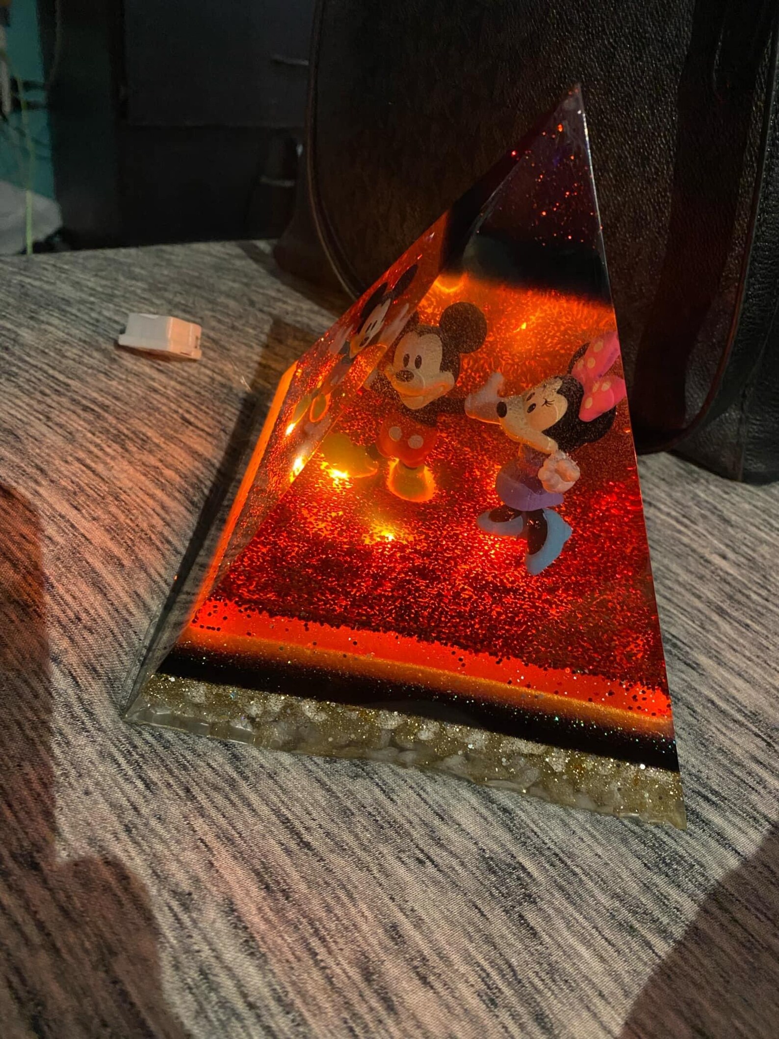 Mickey and Minnie Resin Pyramid - Etsy Canada