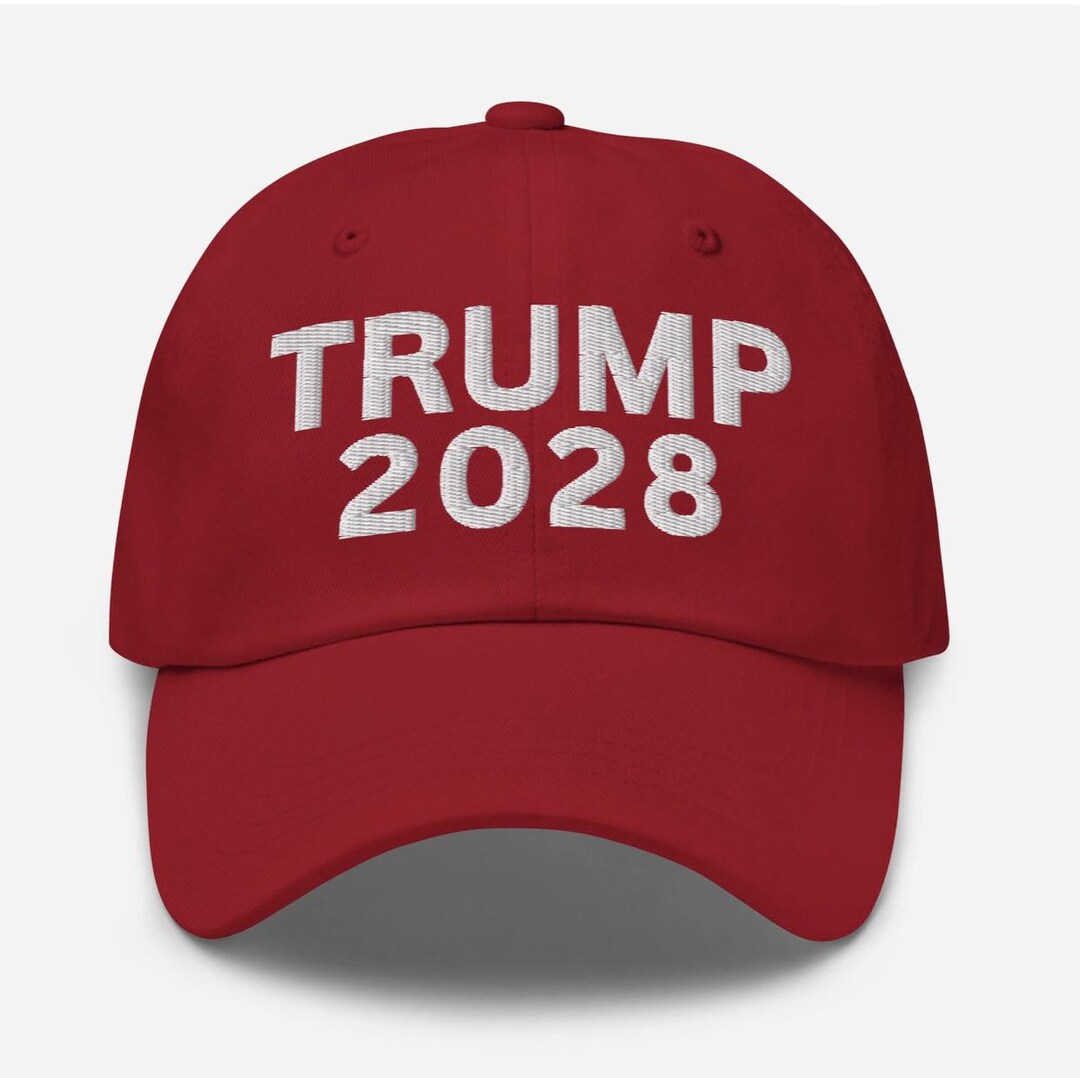Trump 2028 Hat – Embroidered Red MAGA Cap - Etsy