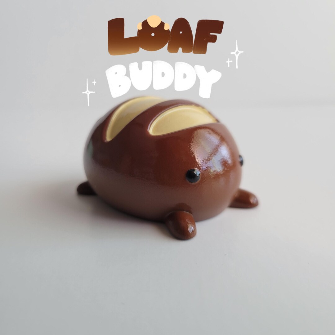 Loaf Buddy - Handpainted Resin Print 3D Desk Figure - Etsy