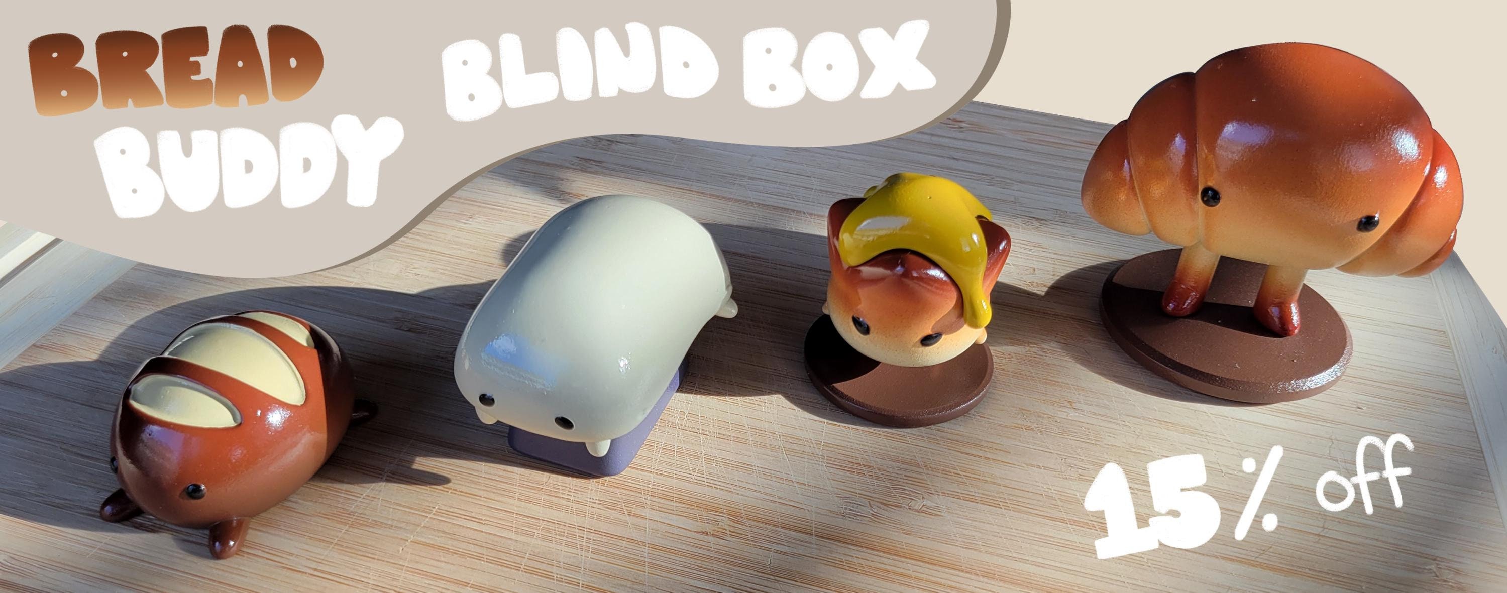 Bread Buddy Blind Box - Resin Print 3D Figures - Etsy